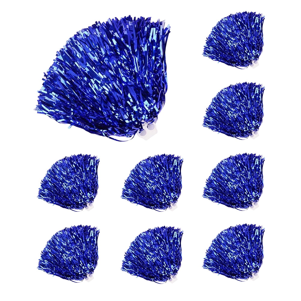 9Pcs Cheerleading Pom Poms PVC Cheer Poms Handheld 30CM Cheer Pompoms ...