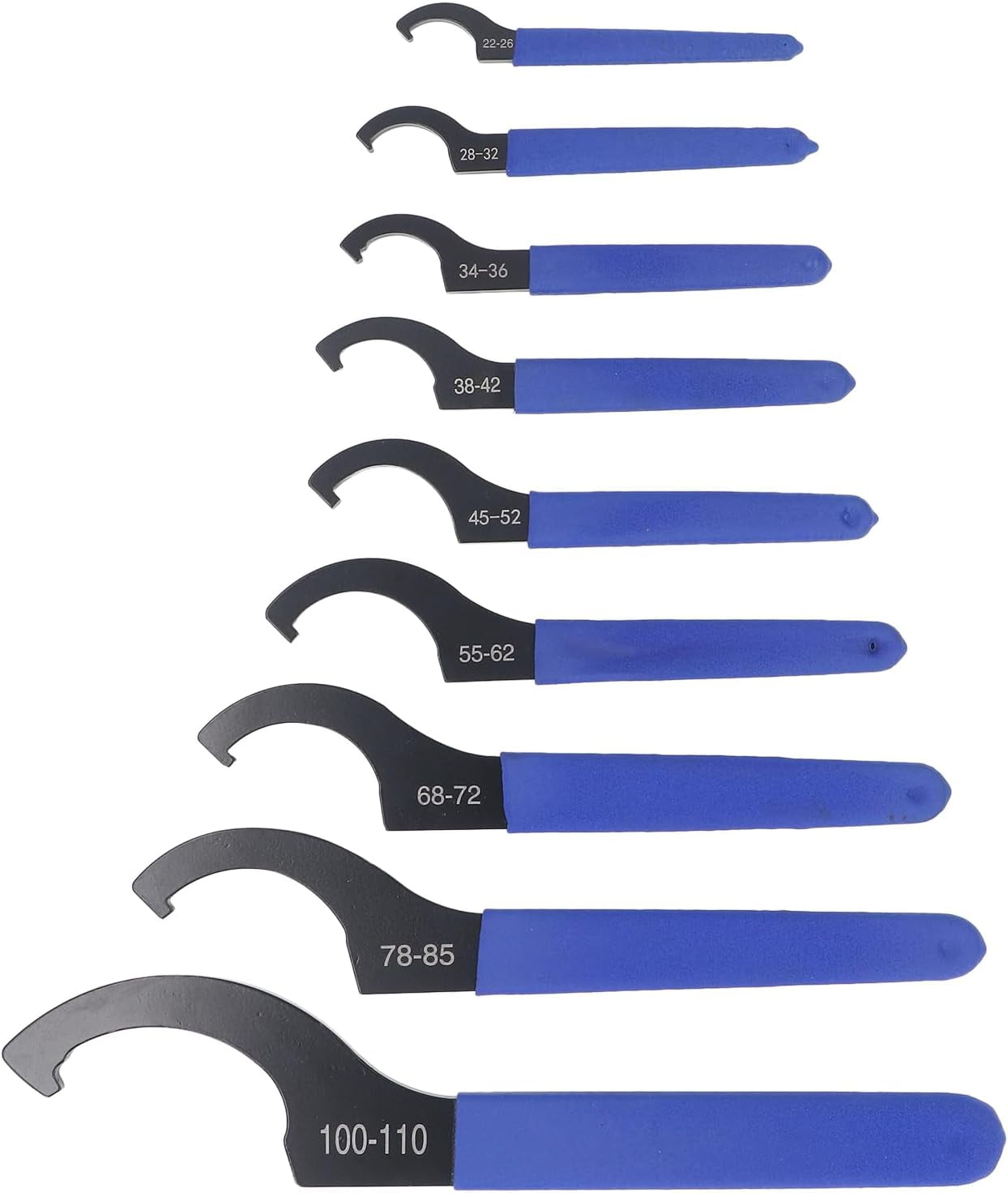 9Pcs Coilover Spanner Wrench Set, Steel Spanners Wrench Hook Tool, C ...