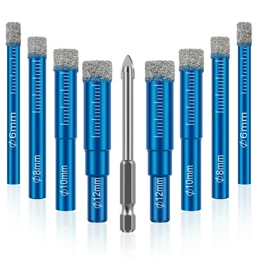 ACFAN 5/8-11" Thread Dry Vacuum Brazed Diamond Drilling Bit 1-3/8 Inch ...