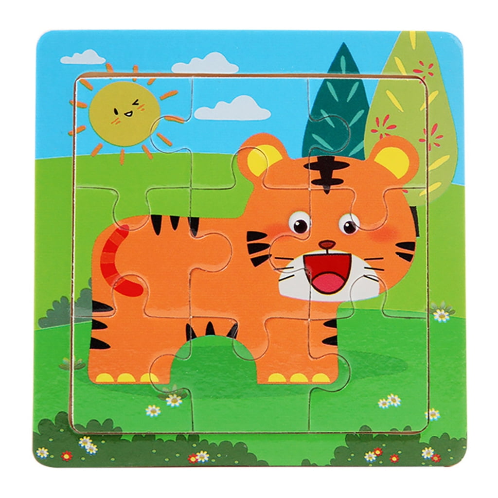 9Pcs Early Education Puzzles Learning Playset Toy Set Educational Game ...