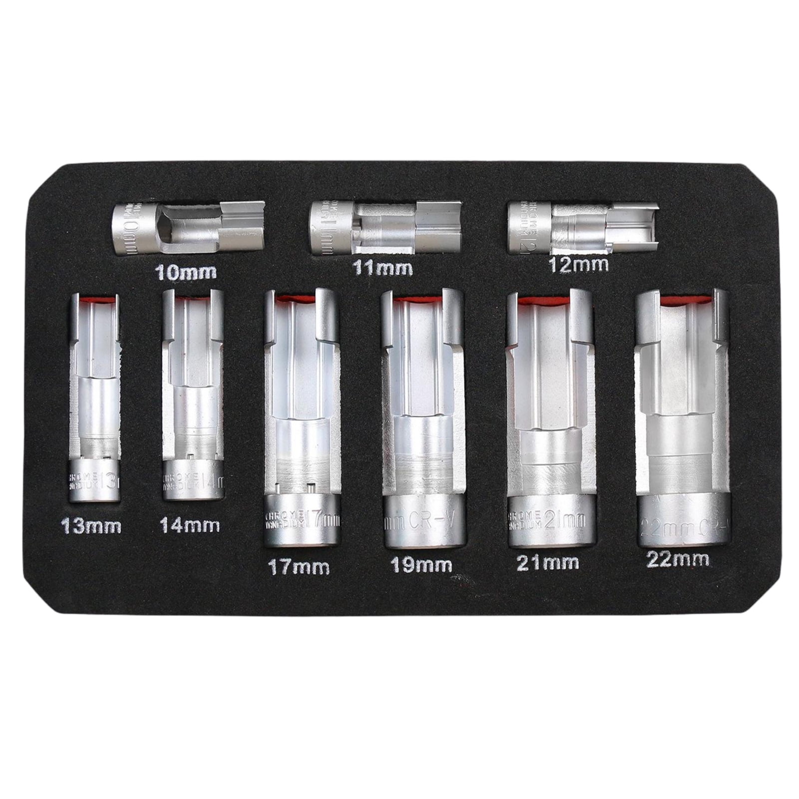 9Pcs Essential Socket Wrench Set with 10-22mm Size for Oxygen Sensors ...