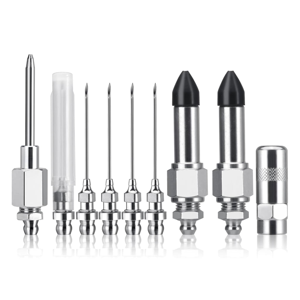9Pcs Greases Guns Needle Nozzle Set for Narrow Space Automotive Parts ...