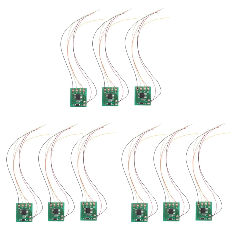 9Pcs HO N Scale Model Electric Circuit Board Traffic Light Signal Model ...