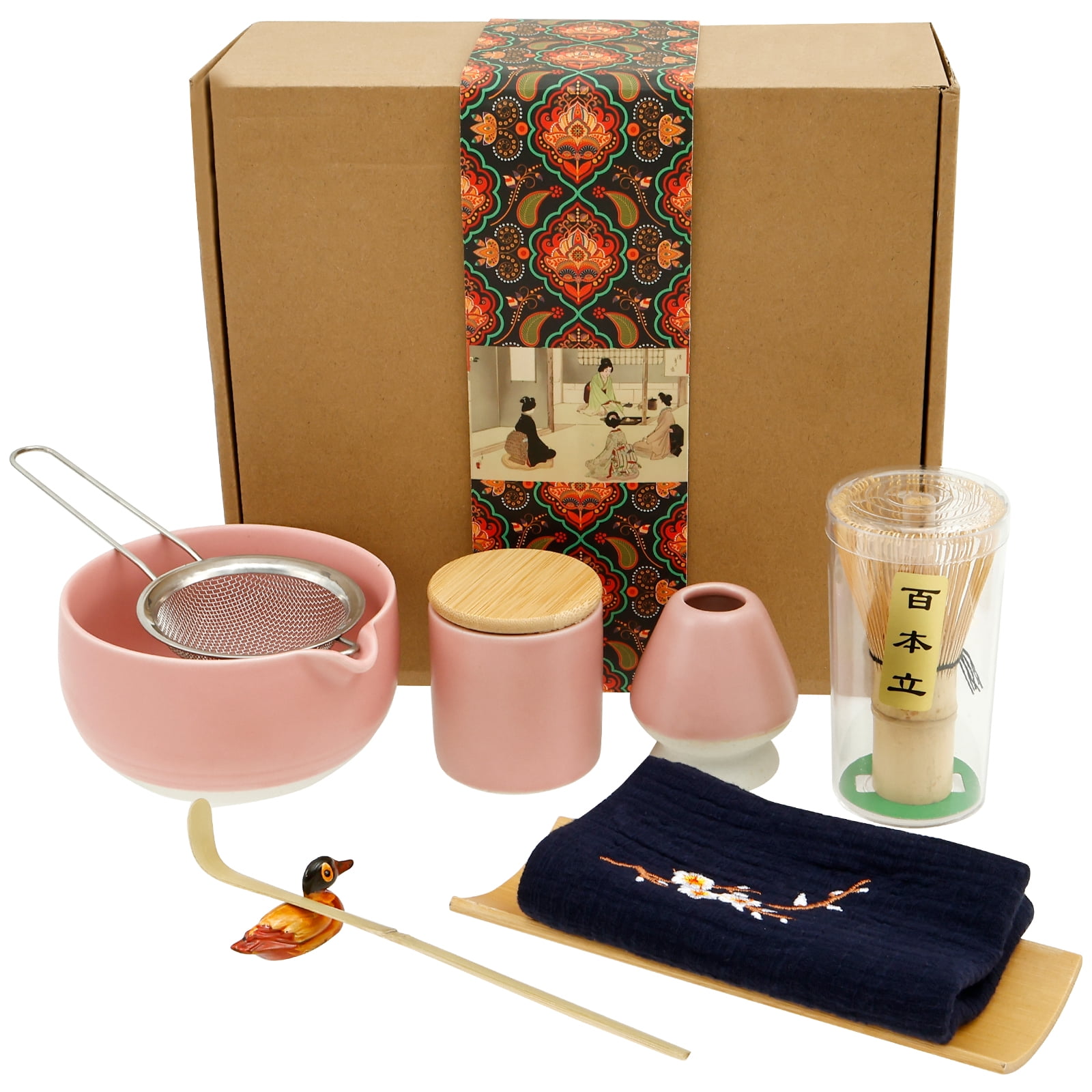 9Pcs Matcha Whisk Set Elegant Matcha Set Matcha Making Set with Tea ...