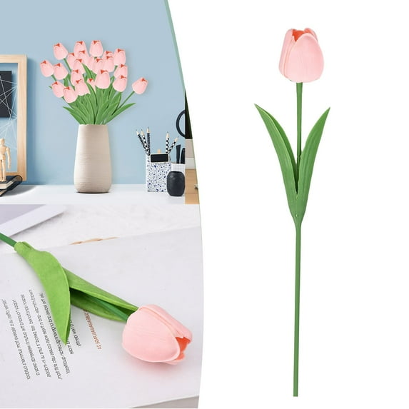 9Pcs Mini Tulip Artificial Flowers, Small Fake Tulips for Home Kitchen ...