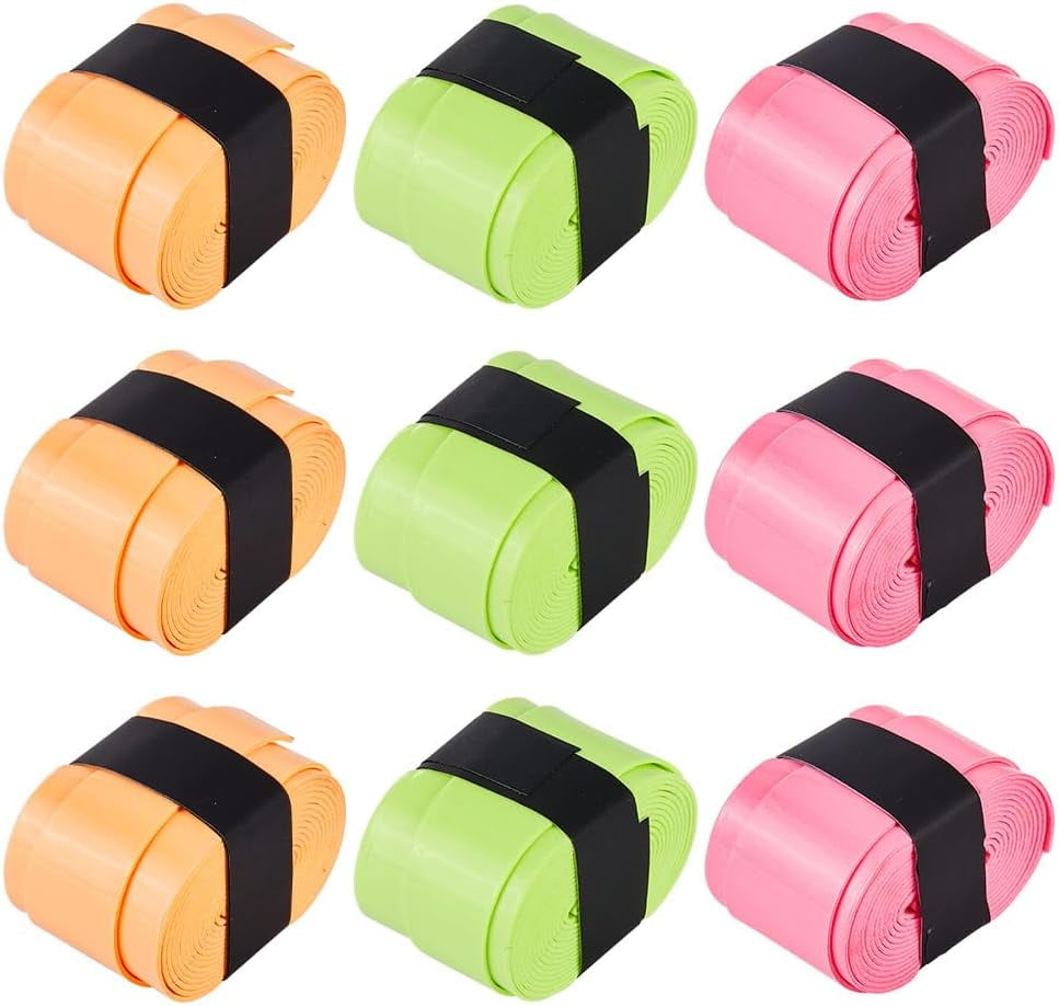 9Pcs Overgrip Tennis Racket Grips Pickleball Badminton Racket Grip Tape ...