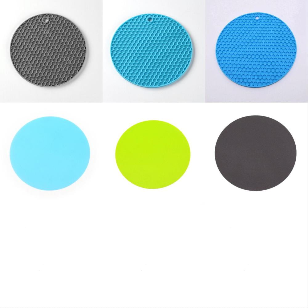 9Pcs Rubber Non-silp Mat for Hot Dishes Heat Resistant Heat Insulation ...