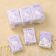 Kawaii Cartoon Tissue Box Plush Pom Pom Purin Tissue Paper Holder Car ...