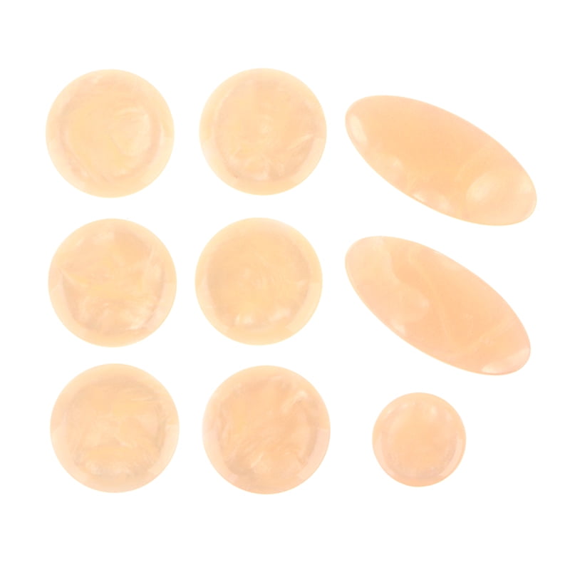9Pcs/Set Saxophone Key Buttons Inlays For Alto Tenor Soprano Sax ...