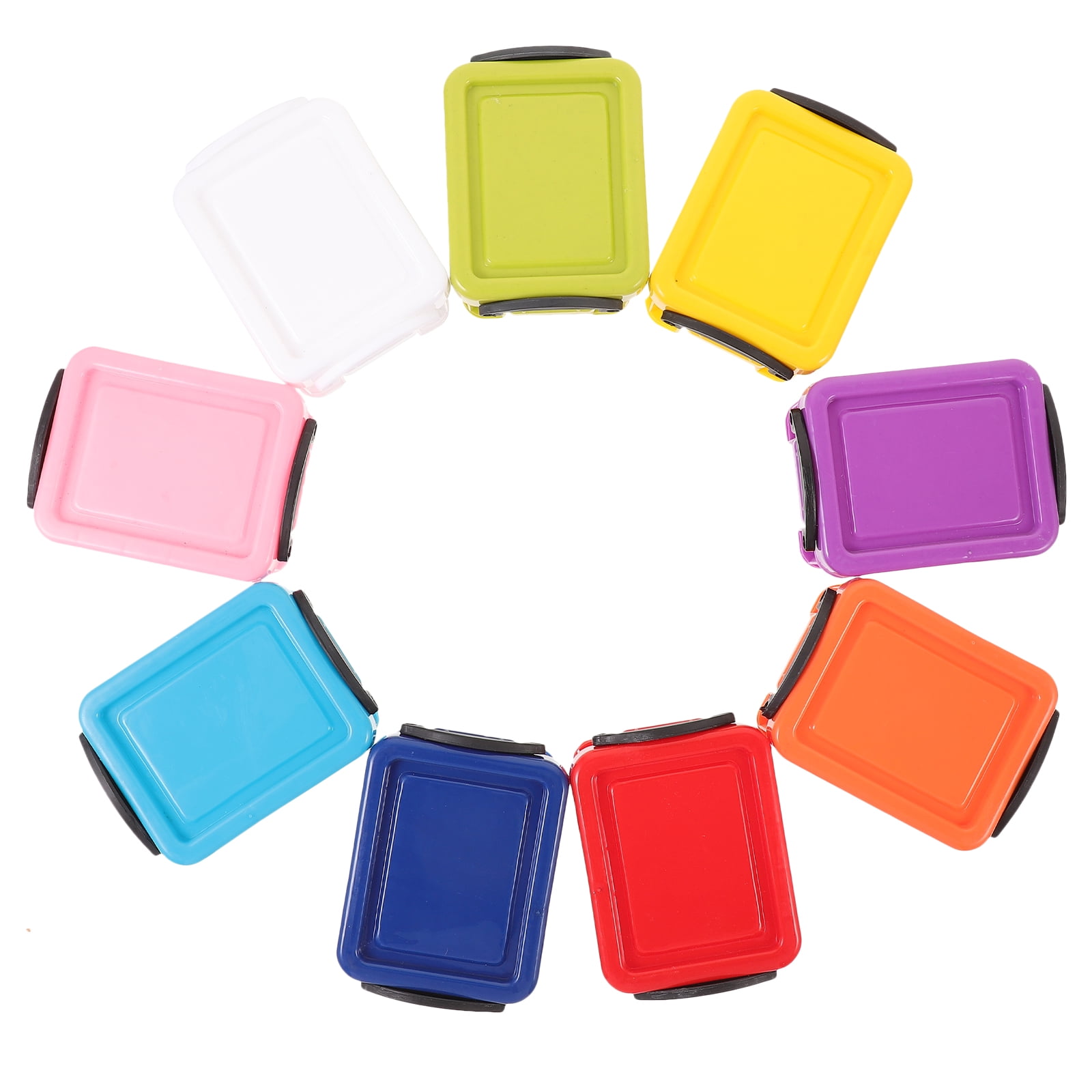 9Pcs Small Storage Containers Mini Colored Boxes Small Container with ...