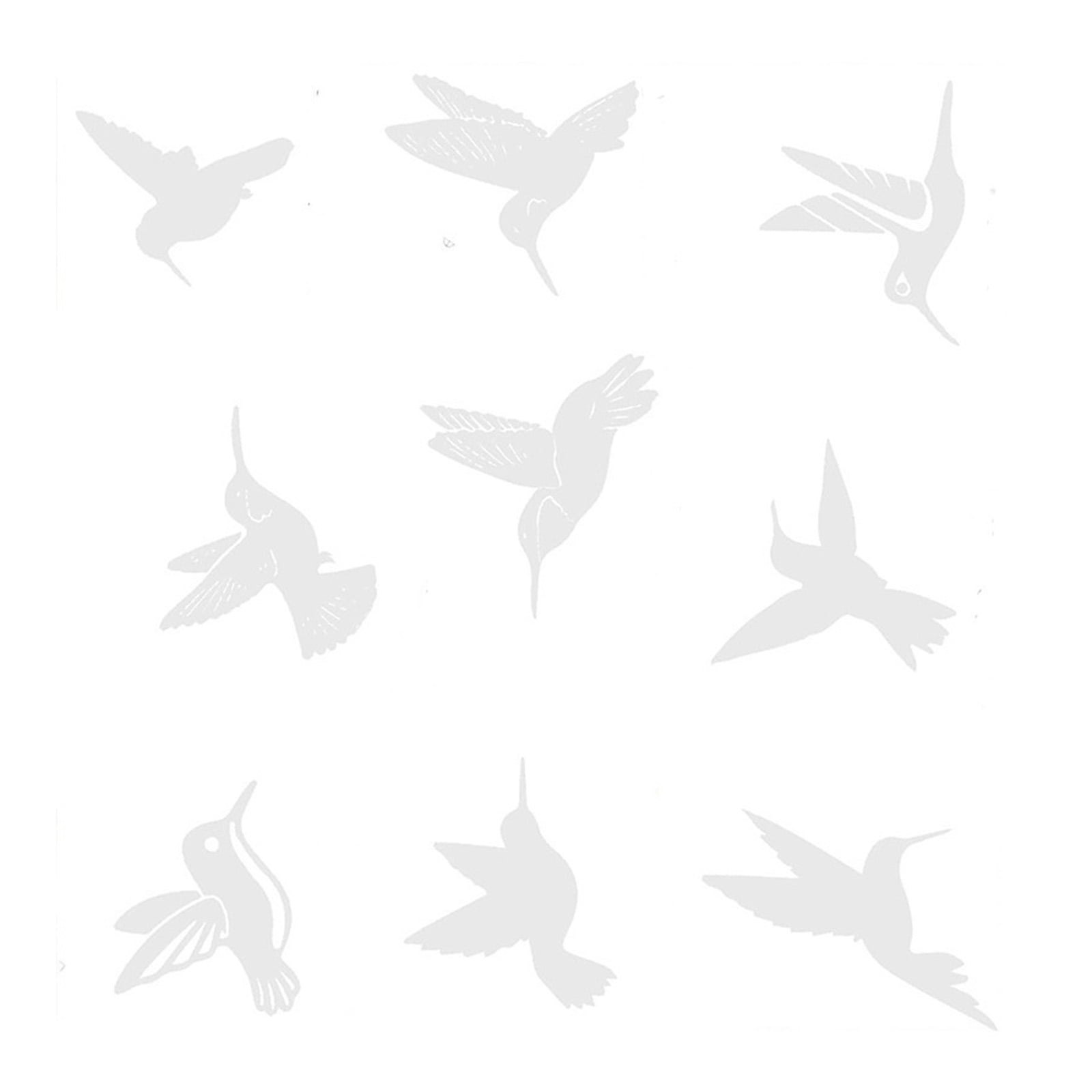 9Pcs/pack Bird Friendly Window Sticker Easy Peels and Application for ...