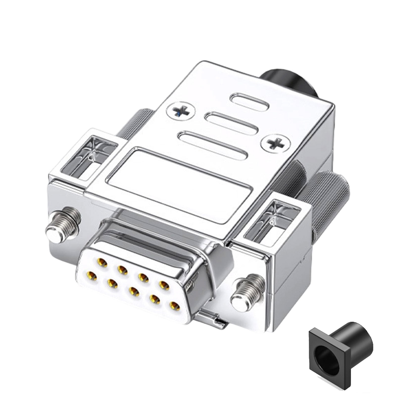 9Pin Male Female Soldering Connector 9Pin RS232/485 Port Adapter ...