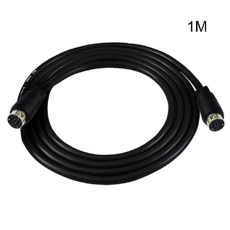 9Pin Mini DIN Extension Cable 9-Pin DIN Male to Male Adapter Extension ...