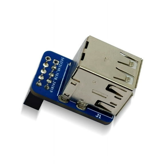 9Pin USB to USB 2.0 Adapter Expansion Board Motherboard 9Pin to 2 Ports ...