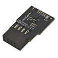 9Pin USB2.0 Hubs Adapters Board Builts In Single TFs Card Slot For ...