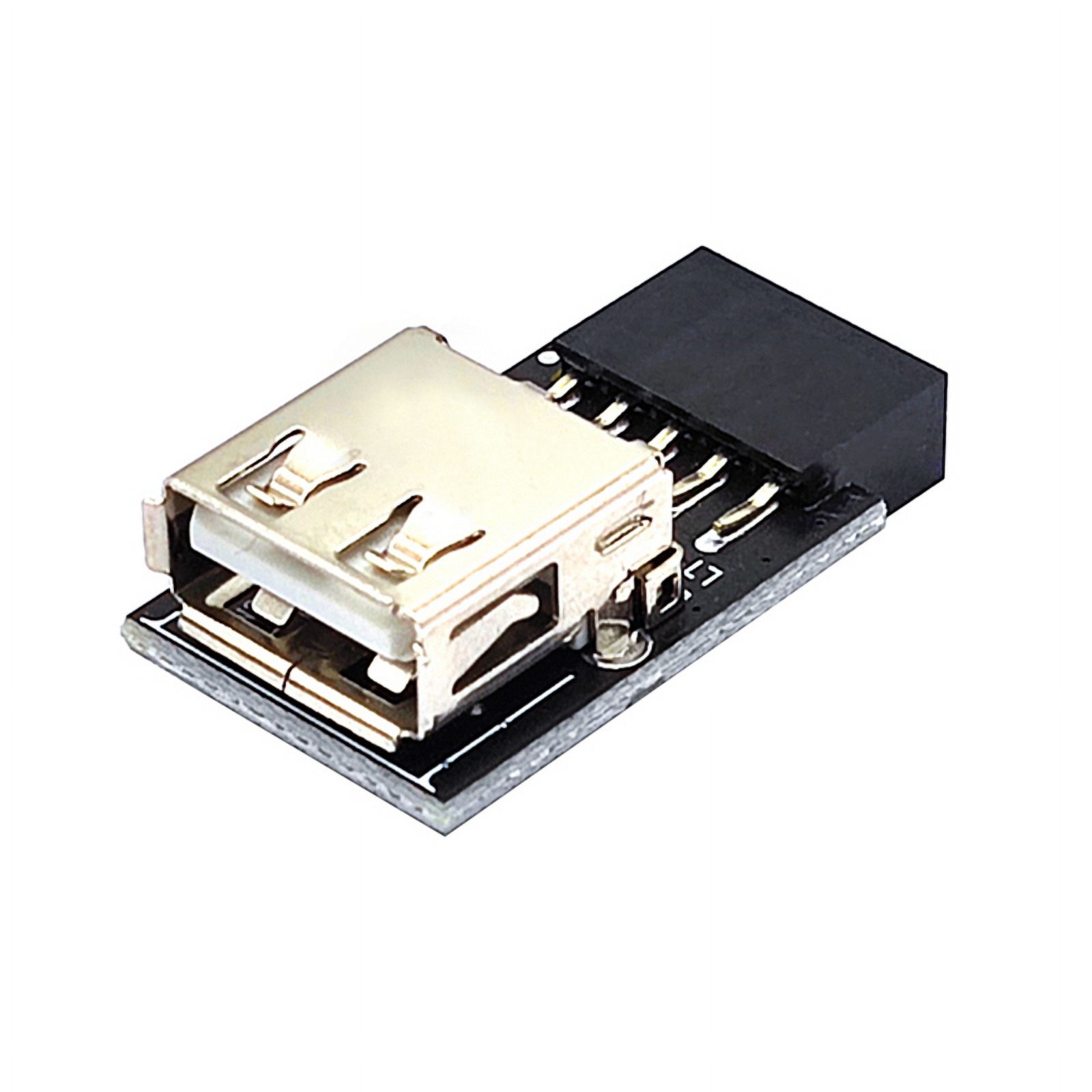 9Pin to 1 Port USB Adapter Connector PC Internal Motherboard 9Pin to ...