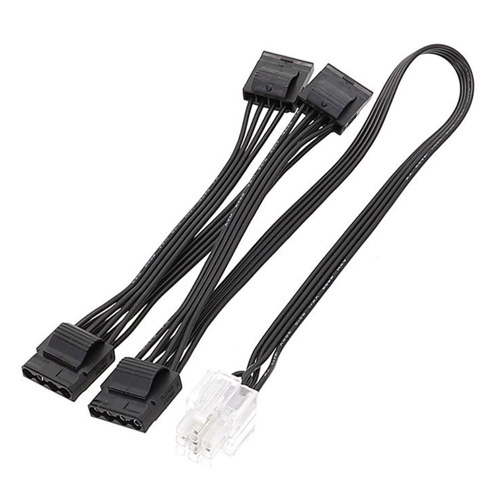 9Pin to 4Pin Molex 4Pin D Type X4 GPU PCIe Power Cable For Super Flower ...