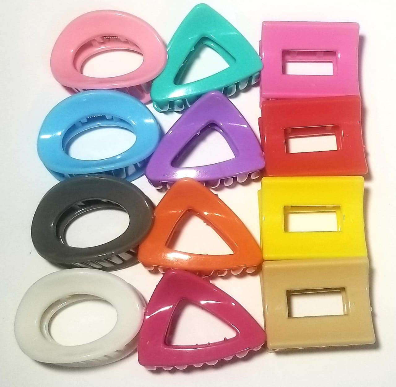 9SR SELECTION Mix Design Hair Claw Clip Strong Hold Claw Hair Clips ...