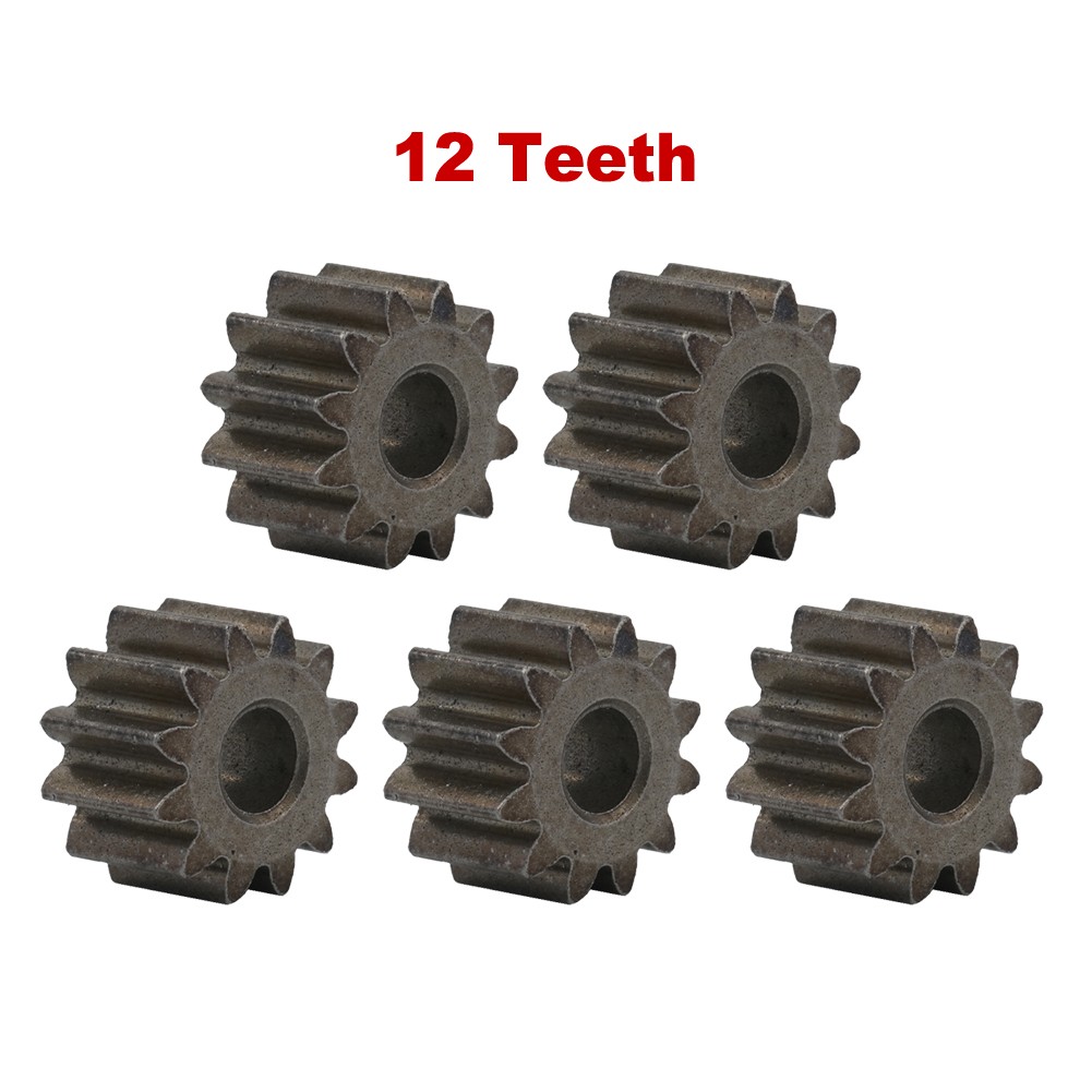 9Teeth and 12Teeth Gear Set for Cordless Drill 550 Motor - Metal Gears ...