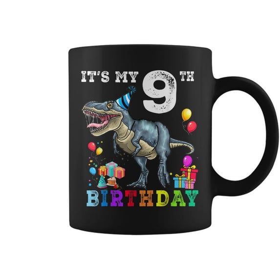 9Th Birthday Gifts 9 Year Old Boy Dino T Rex Dinosaur V5 Cof - Walmart.com