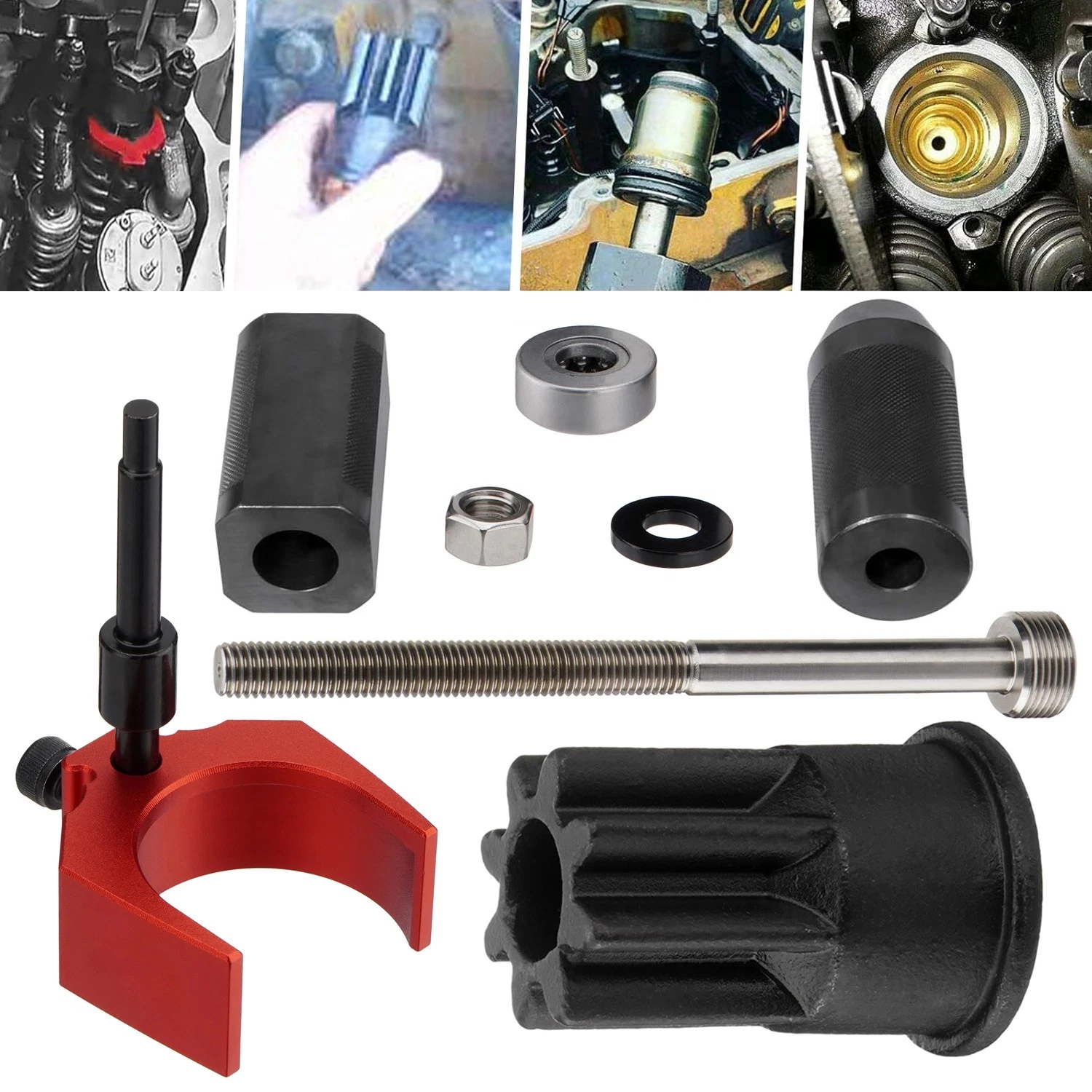 9U-6891 Injector Sleeve Tool+Injector Height Tool+Socket for CAT 3406E ...