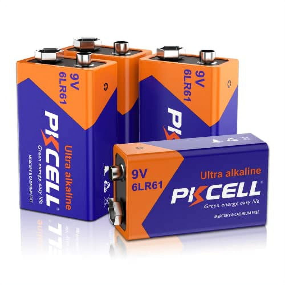 9V Batteries 9V 6LR61 .. Battery 9 Volt Battery .. Alkaline Battery ...