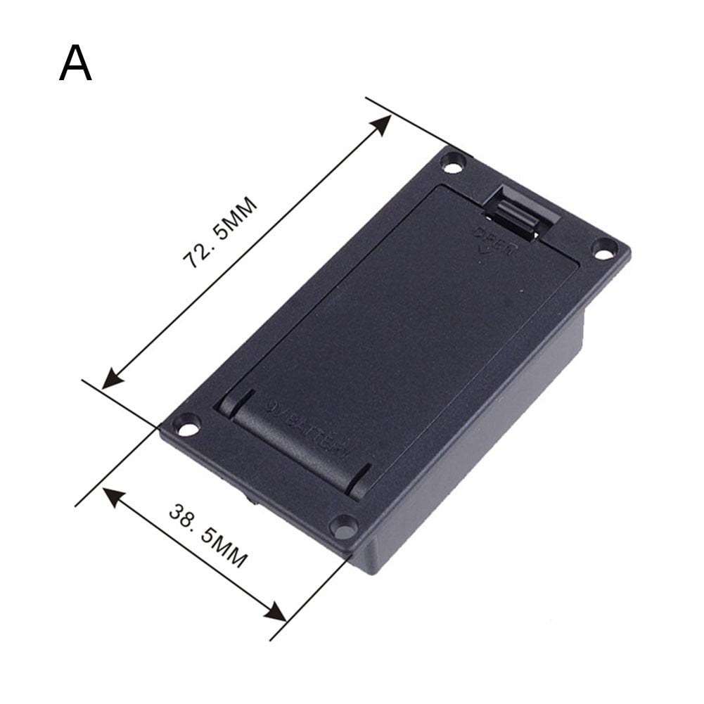 9V Battery Holder Box Compartment Replacement For Acoustic Guitar Bass ...