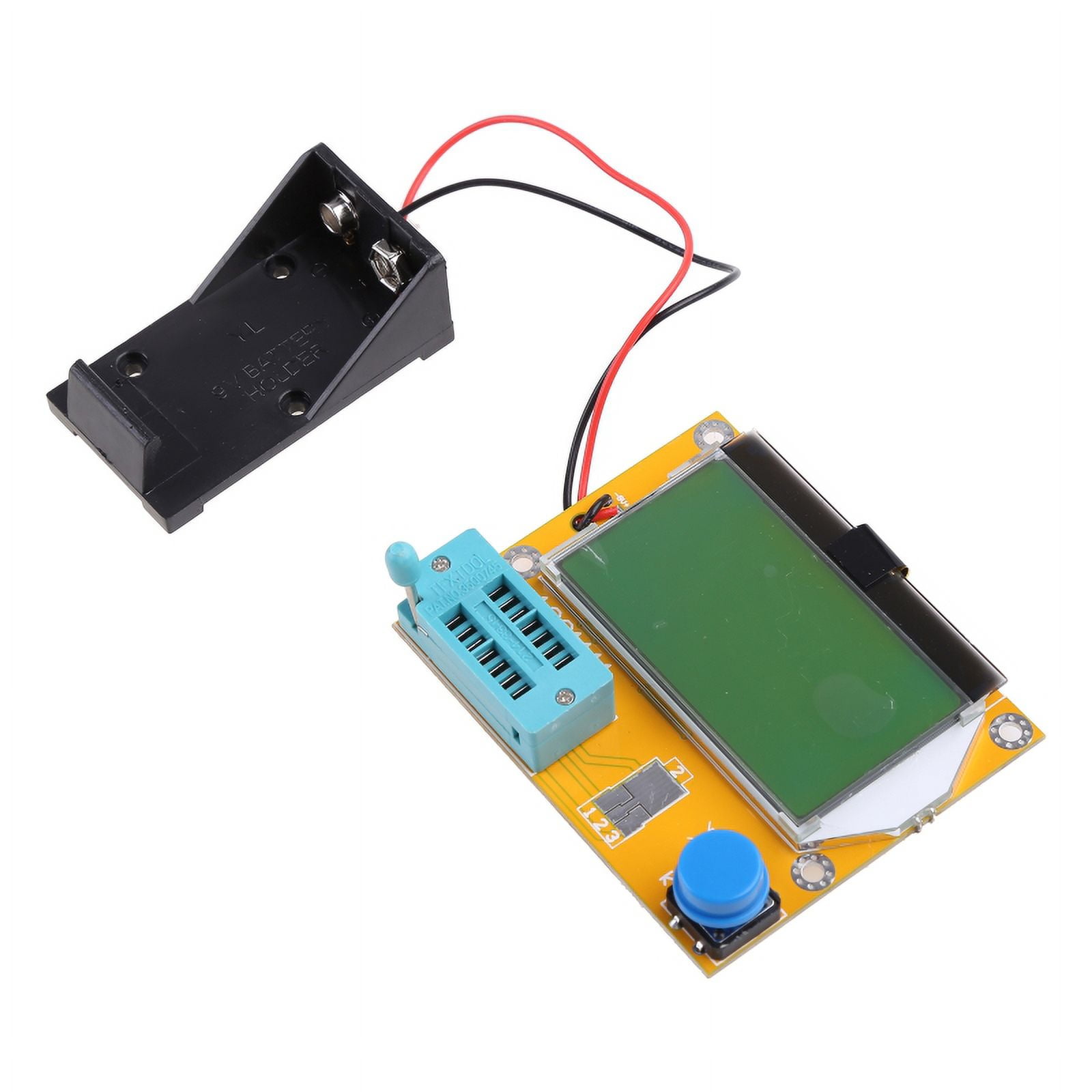 9V LCD Digital Transistor Tester LCR-T4 ESR Meter 12864 Backlight ...