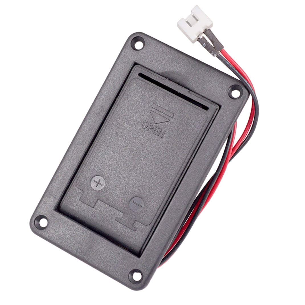 9V Mount Guitar Active Pickup Battery Cover Hold Box Storage Case for ...