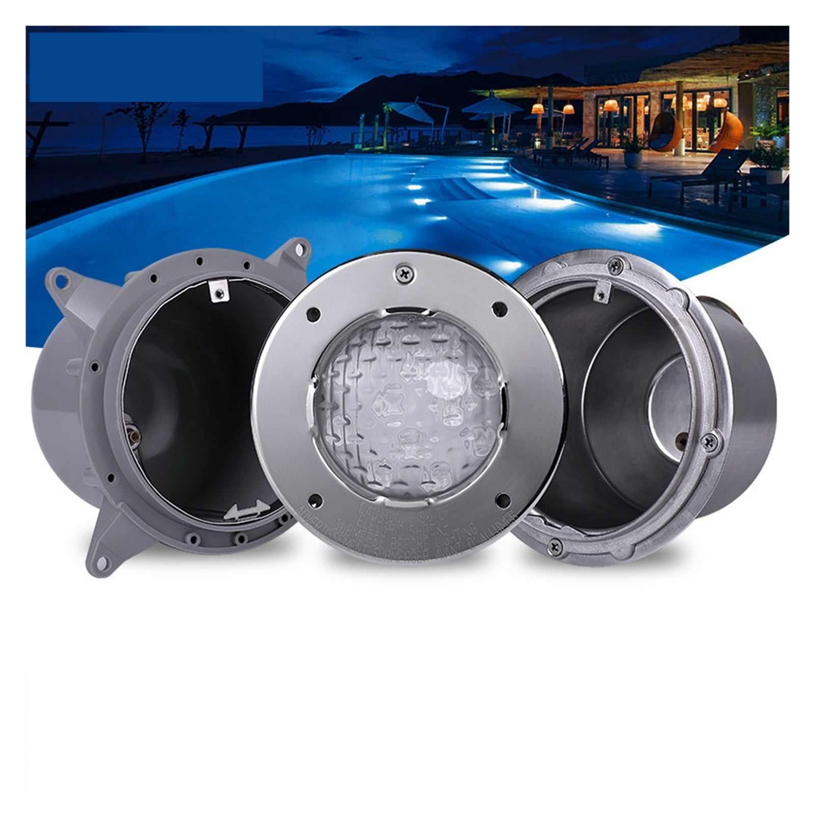 9W, 18W, 25W Recessed Underwater Light Landscape Lighting Pool LED ...