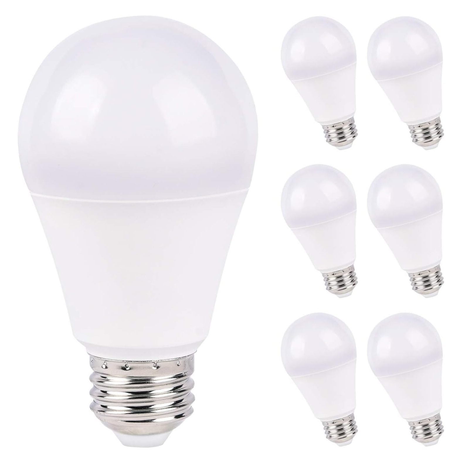 9W LED Light Bulb 60 Watt, E26 Light Bulb, A19 3000k Warm White, 800 ...