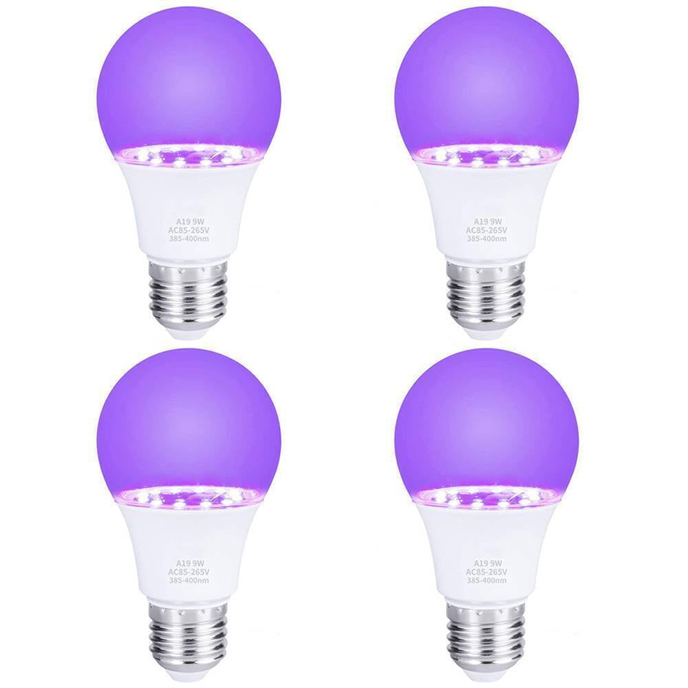 9W UV LED Black lights Bulb Blacklight Bulb UVA Level 395-400nm Party ...