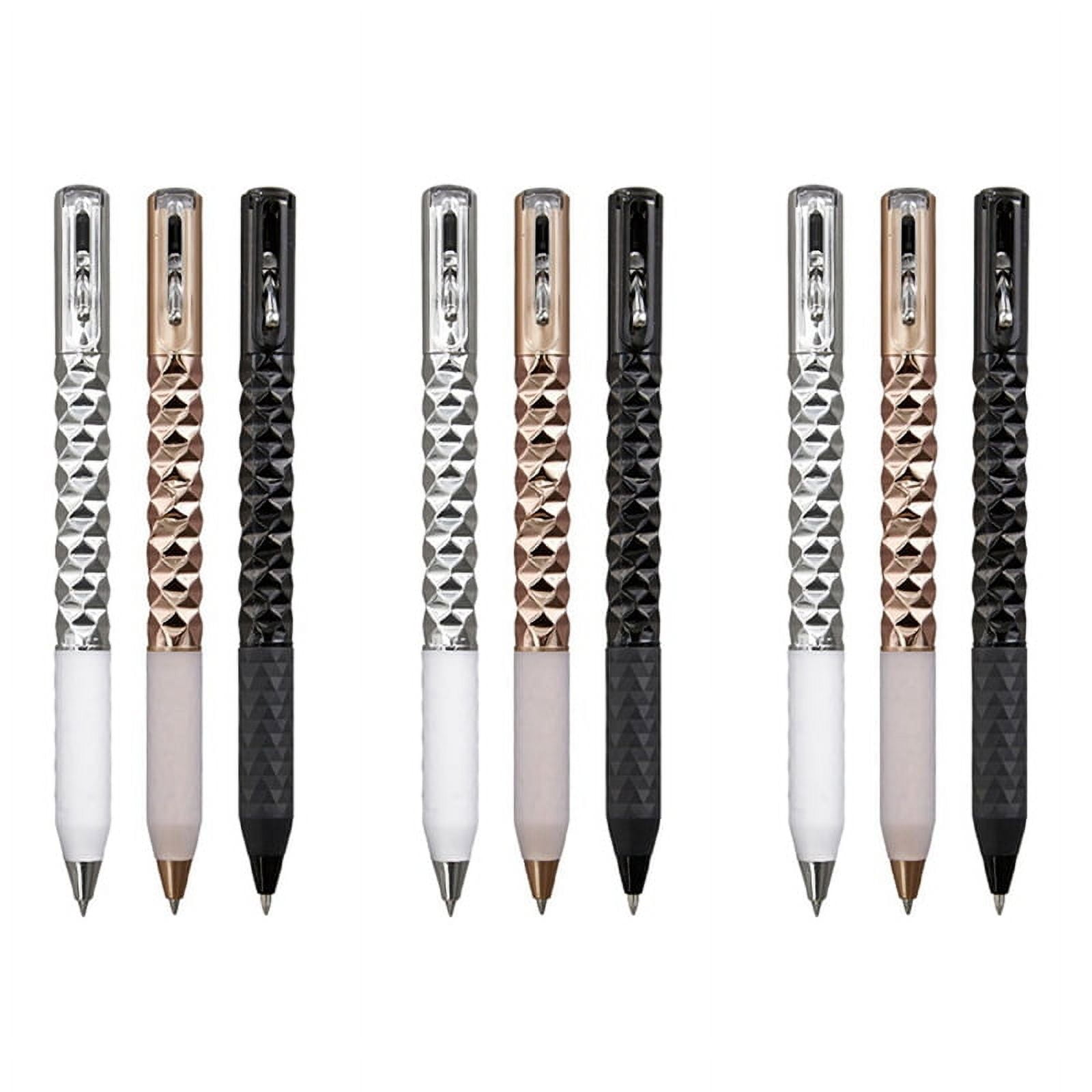 9X Geometric Metal Crinkle Pen Fidget, Stress Relief Metal Shape ...