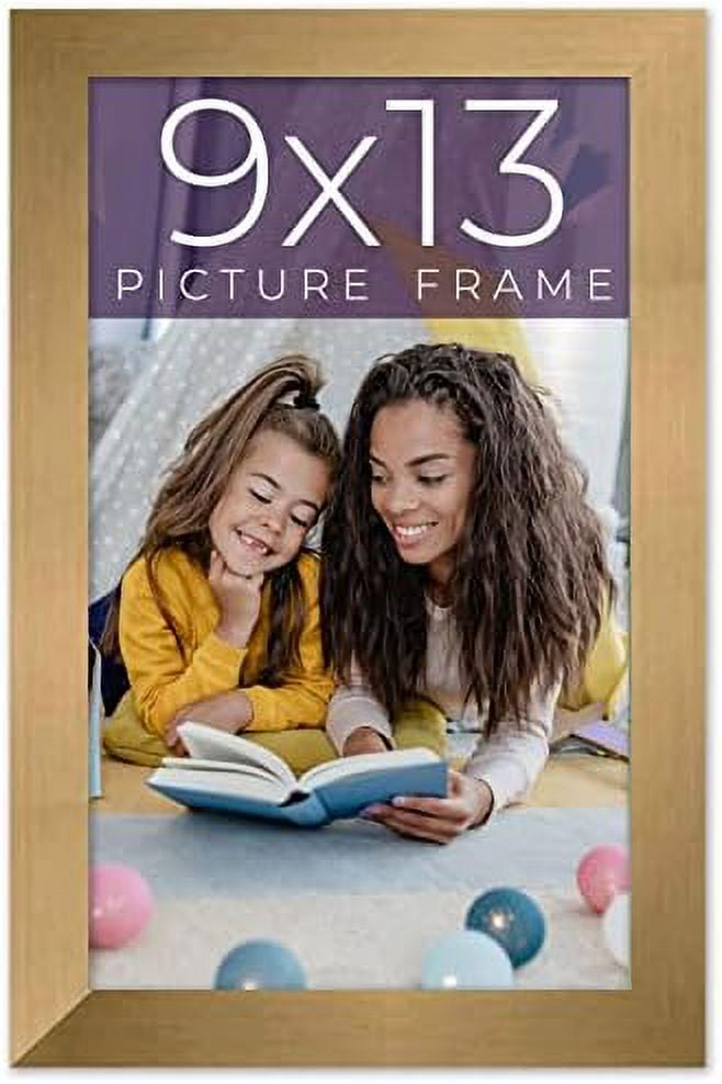 9X13 Bronze Real Wood Picture Frame Width 0.75 Inches | Interior Frame ...