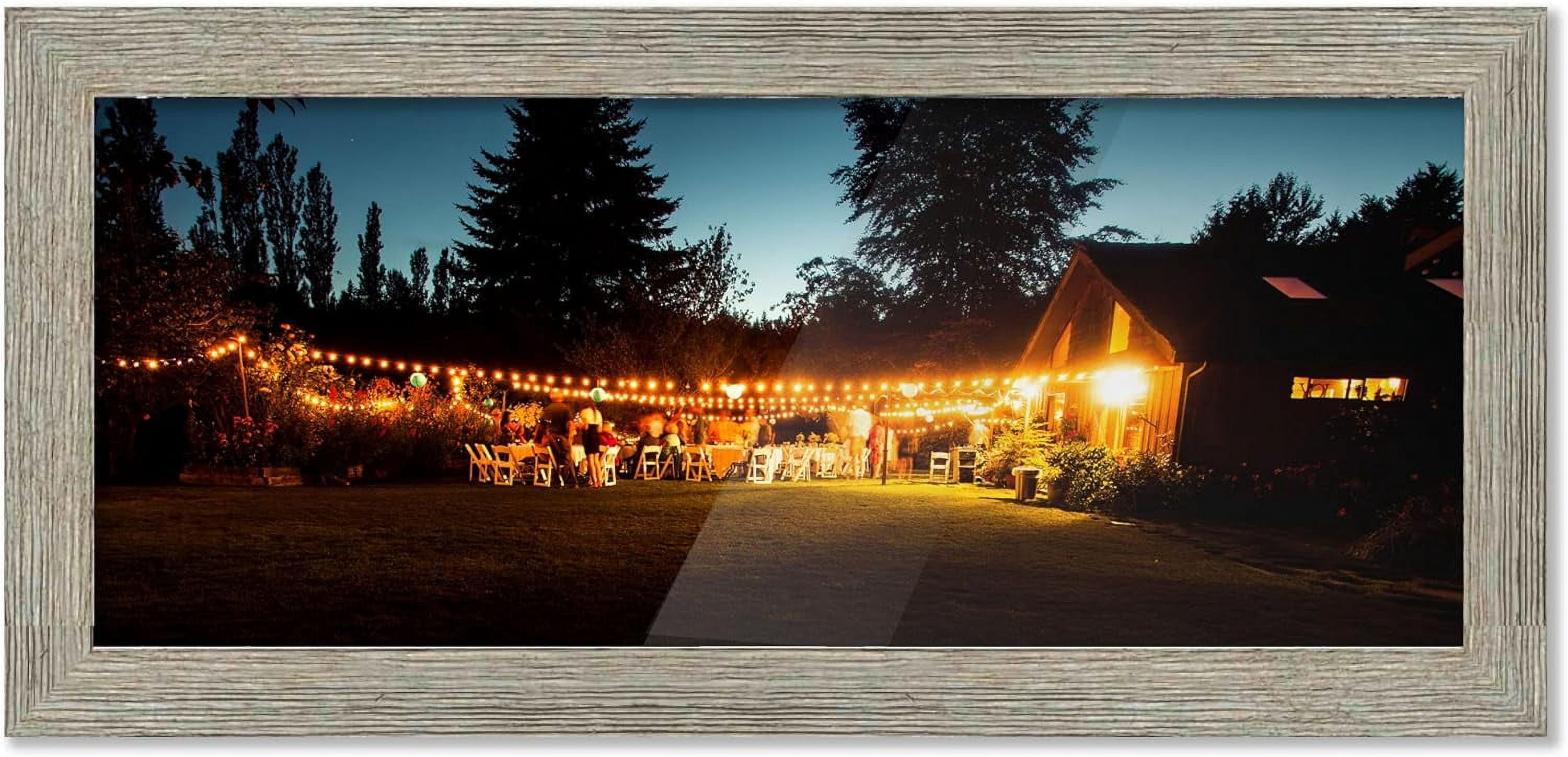 9X39 Frame Gray Barnwood Picture Frame - Complete Modern Photo Frame ...