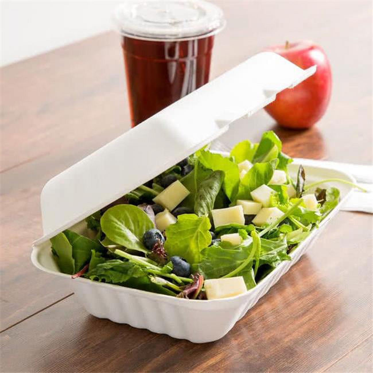 9X6 CLAMSHELL MOLDED FIBER HOAGIE 250/CASE - Walmart.com
