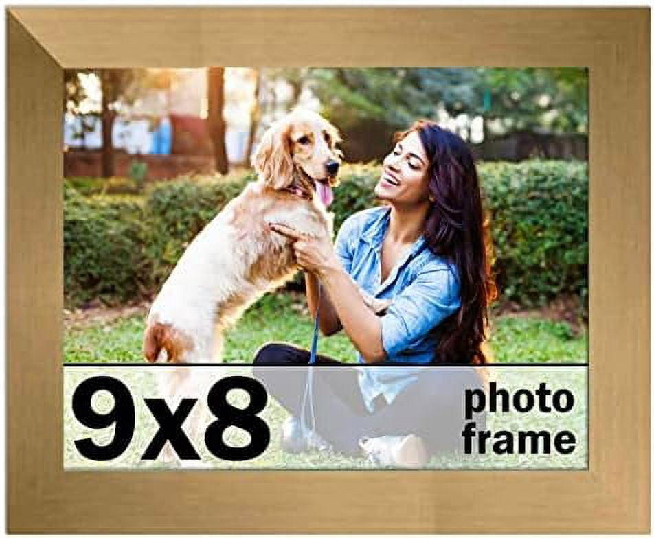 9X8 Frame Bronze Picture Frame - Modern Photo Frame Includes UV Shatter ...