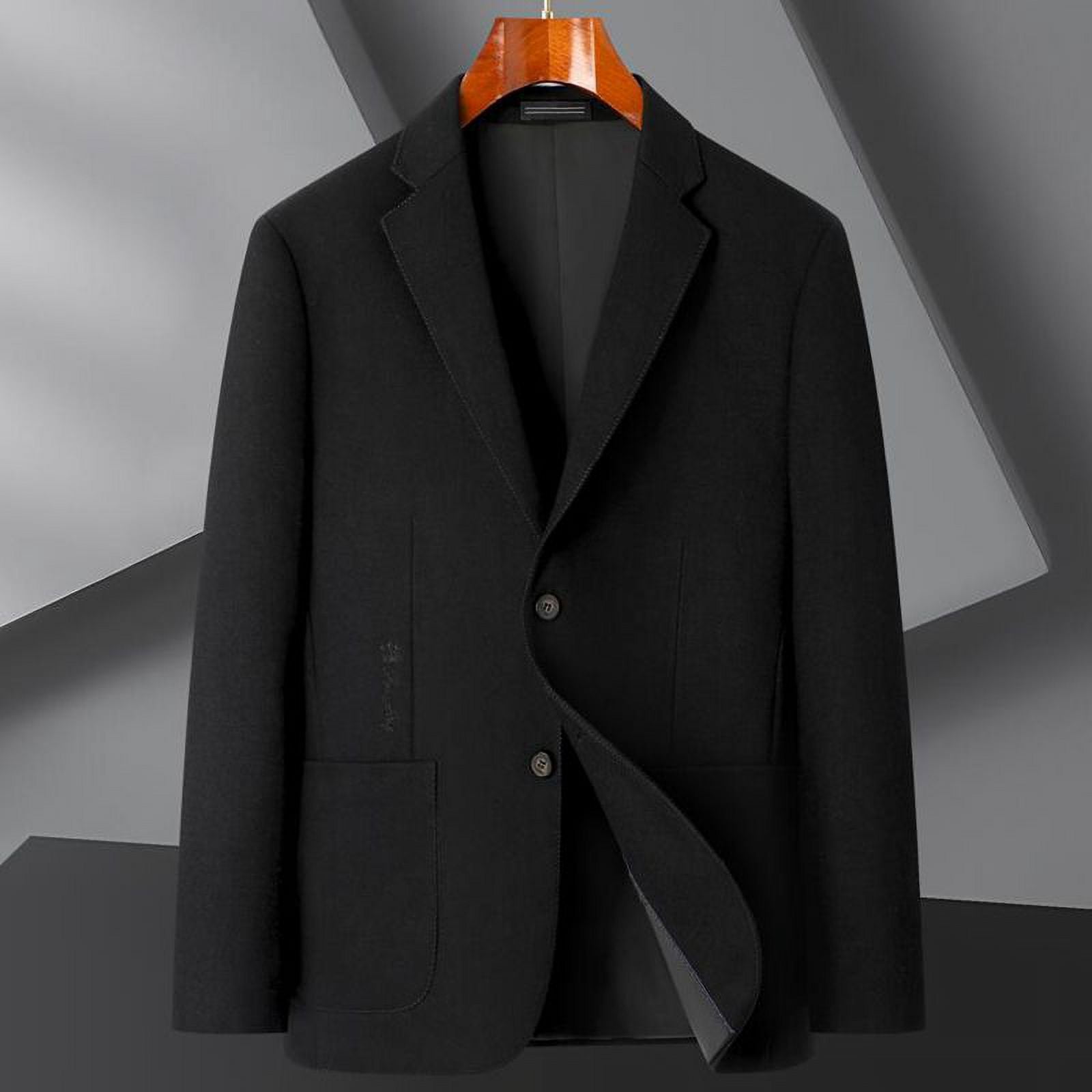 9XL 8XL 7XL New Mens Wool Blazers Male Suit Jacket Oversized Solid ...