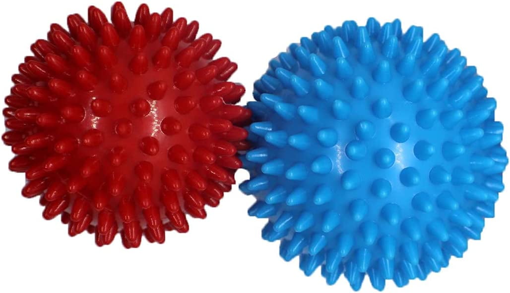9cm/3.5inches, 7.5cm/3inches PVC Firm Spiky Massage Yoga Ball Durable ...