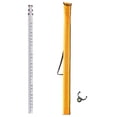 9ft Aluminum Leveling Rod, 3-Section Telescopic Survey Stick with ...
