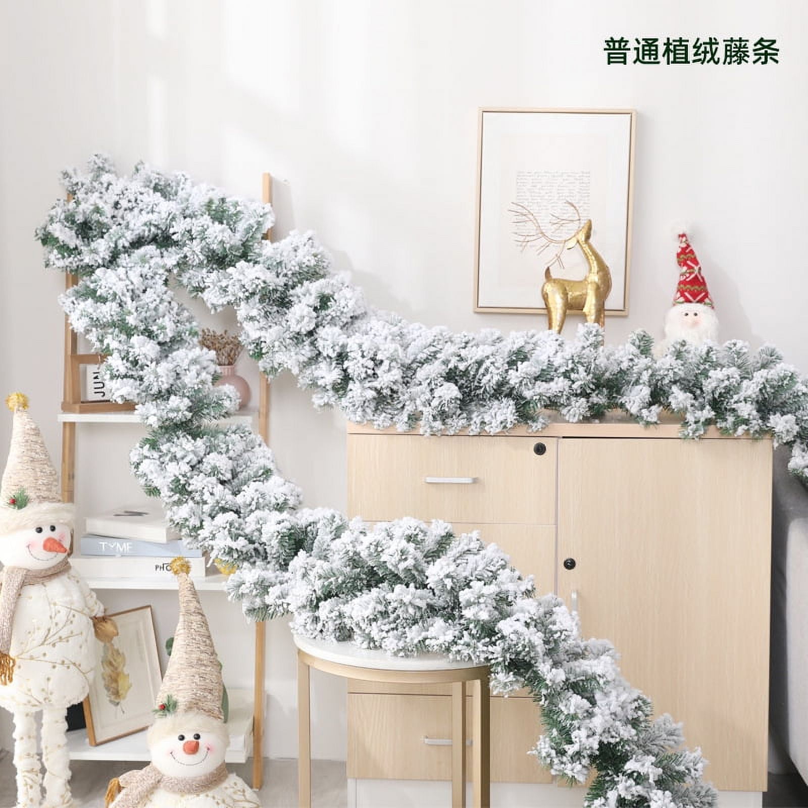 9ft Christmas Garland,Christmas Garland with Lights,outdoor christmas ... 9ft Christmas Garland,Christmas Garland with Lights,outdoor christmas ...