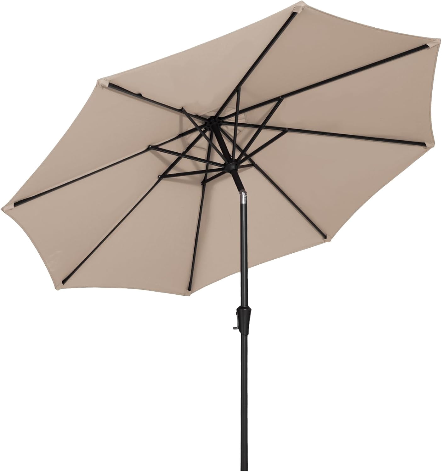 MEWAY 9ft Patio Umbrella Outdoor Table Umbrellas with Push Button Tilt ...