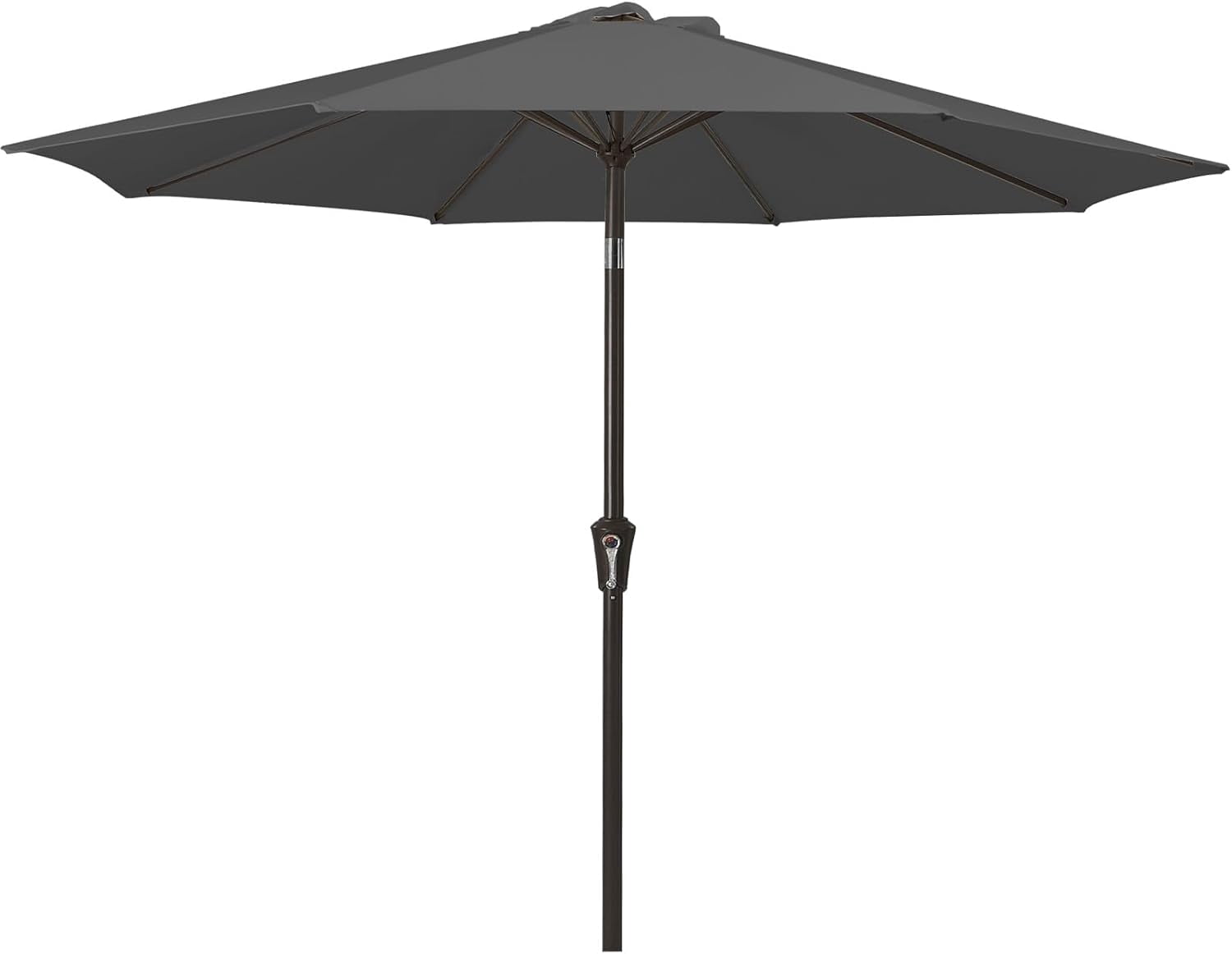 9ft Patio Umbrella Outdoor Table Umbrellas with Push Button Tilt and ...