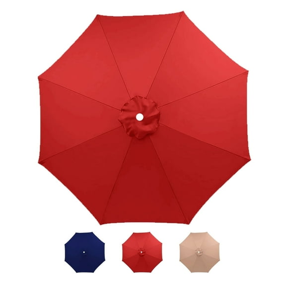 10 FT 6/8 Rib Umbrella Canopy Replacement Outdoor Market Patio Table ...