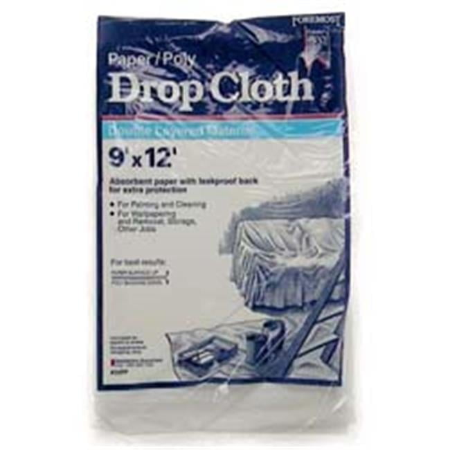 9ft. X 12ft. Paper-Poly Drop Cloth - Walmart.com