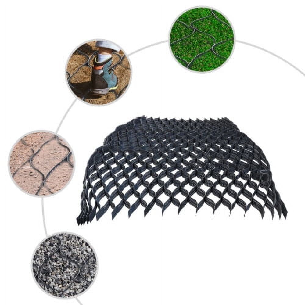 9ft x 17ft Geogrid Scalable Gravel Ground Grid for Driveways Slopes ...