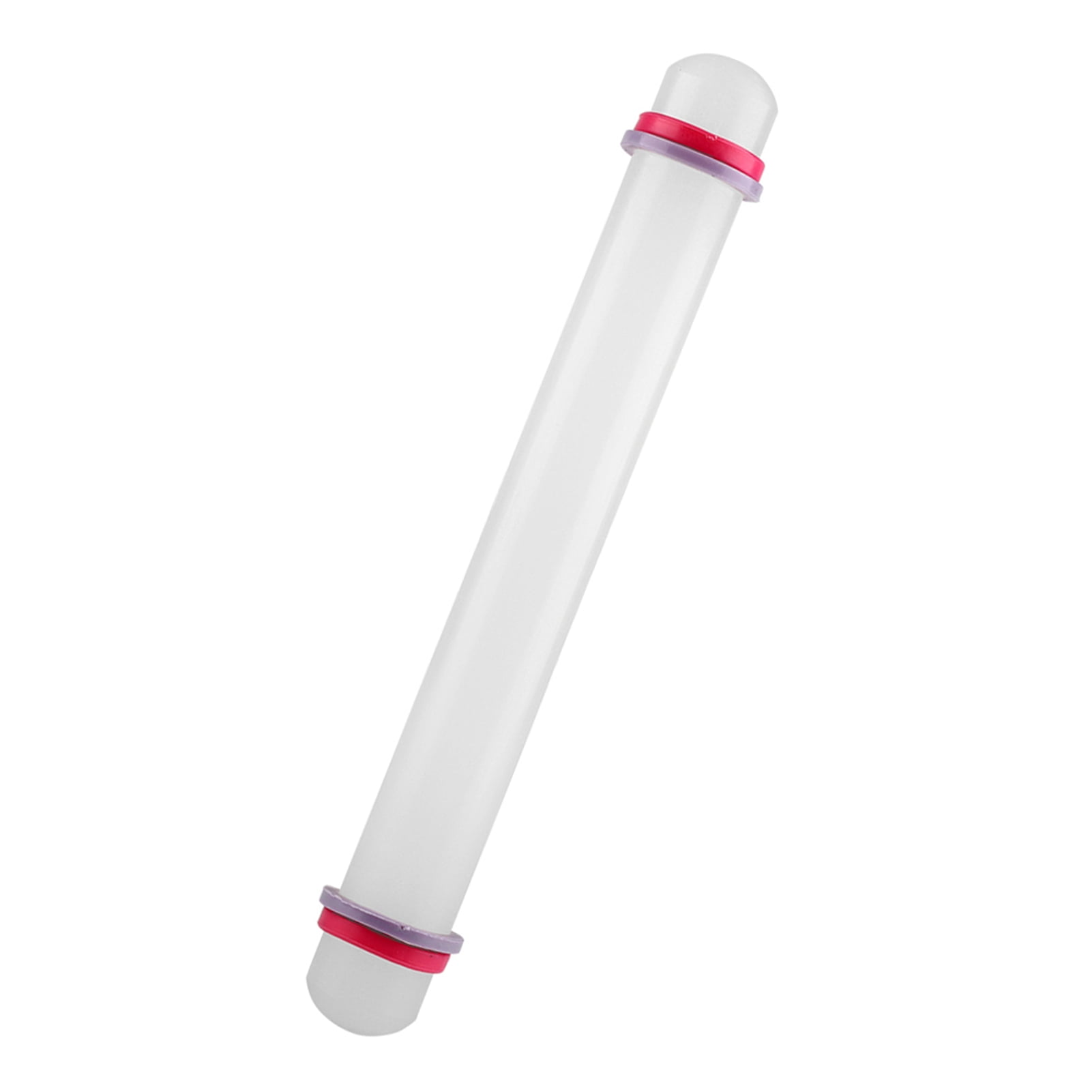 9in Non Stick Plastic Rolling Pin with Ring Fondant Cake Cookie Dough ...
