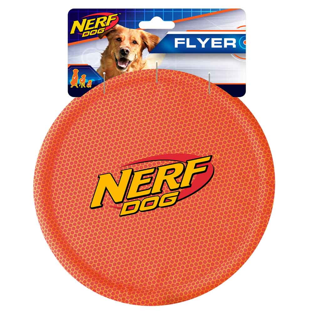 Nerf Dog Nylon Flyer, Orange, 9 inch - Walmart.com