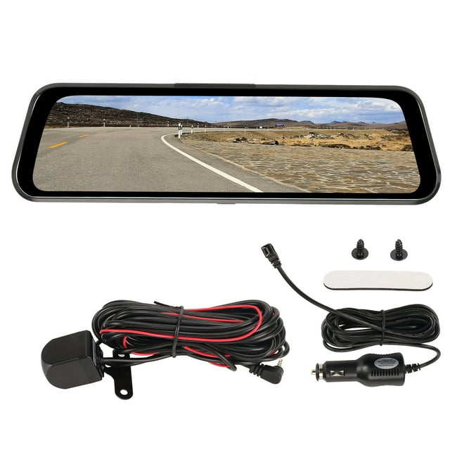9in Rear View Mirror Car Recorder 2K HD Night Vision WiFi Connect 170 ...
