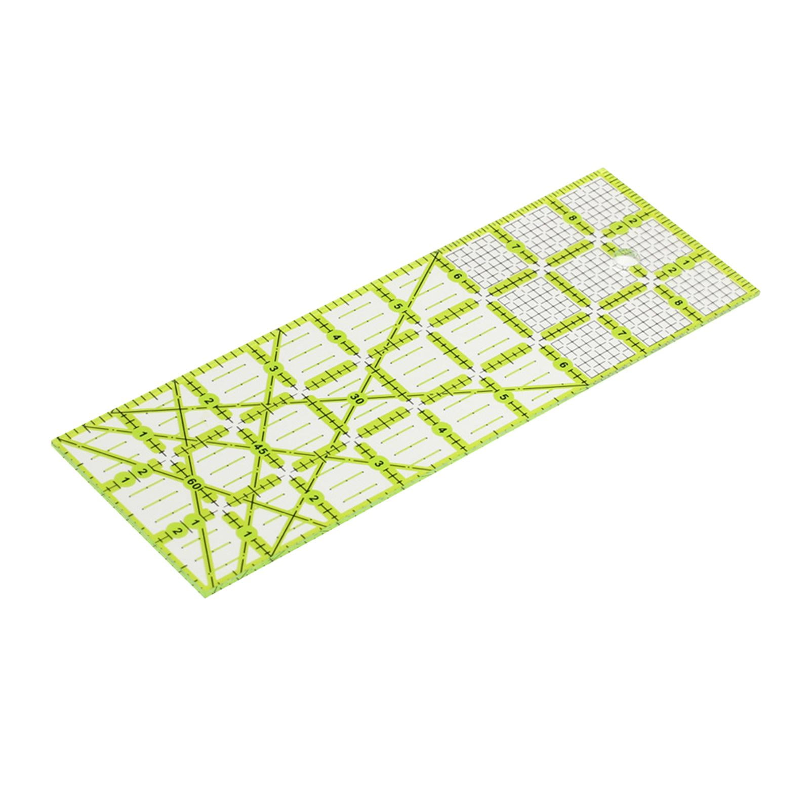 9in Rectangle Quilting Ruler Quilting Template Acrylic Patchwork ...